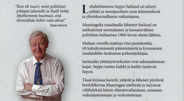 Seppo Sarlundin 80-vuotiskirja on nyt ostettavissa - MAANINKA.fi